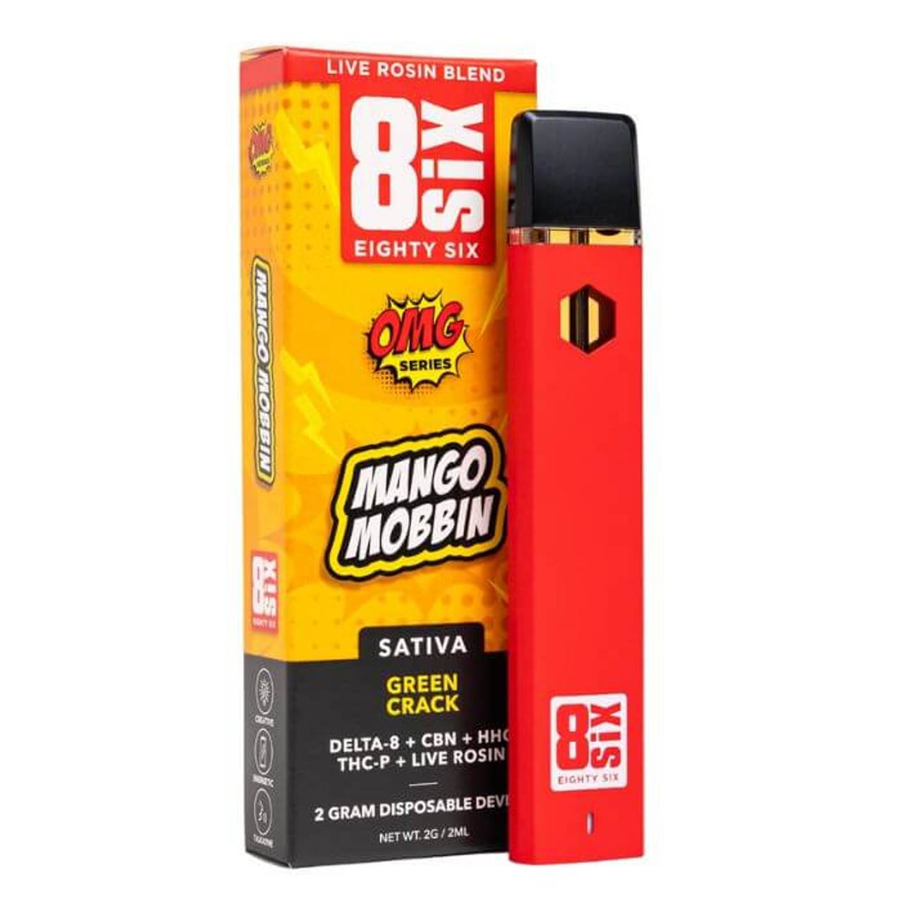 Eighty Six OMG Series Disposable Vape 2G In Pakistan-Buy Now